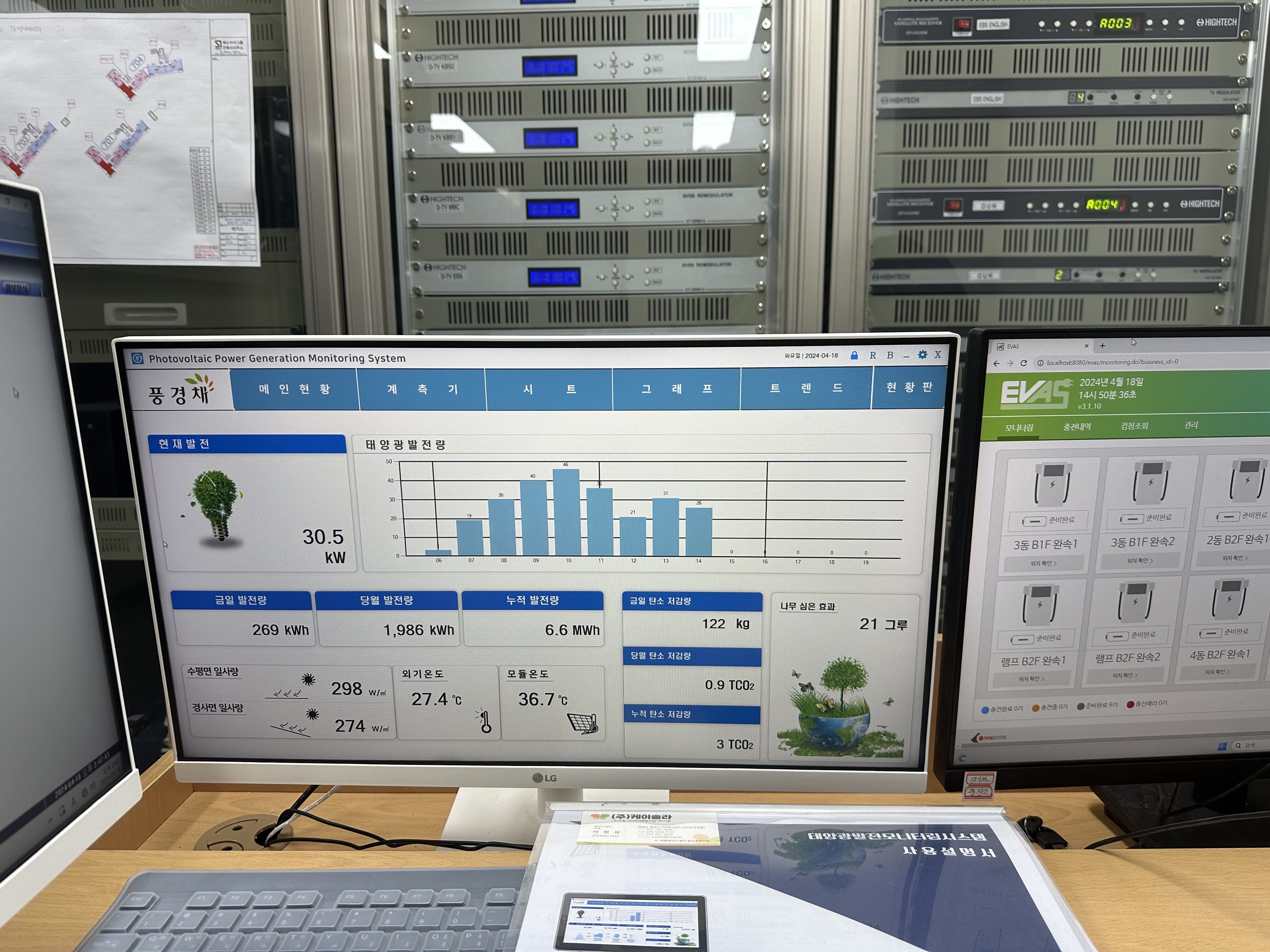 경산 풍경체 아파트 태양광모니터링 설치 Pisolution
