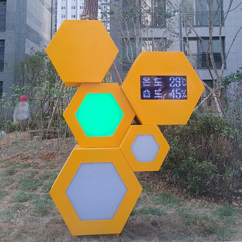 평택뉴비전엘크루 미세먼지 전광판 설치 Pisolution